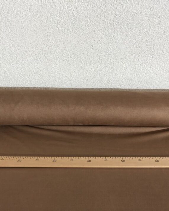 Wildleder Stretch. Farbe: dunkel beige - Welt der stoffe